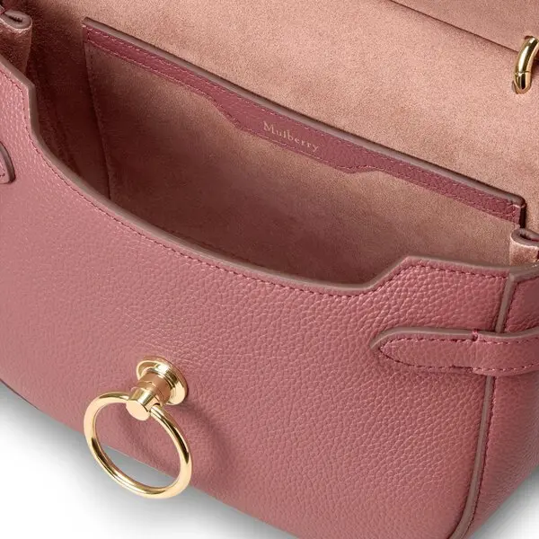Mulberry Solid Color Shoulder Bag