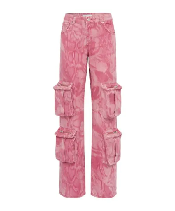 Blumarine Camouflage Cargo Pants