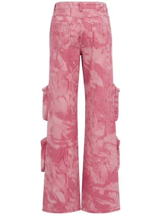 Blumarine Camouflage Cargo Pants