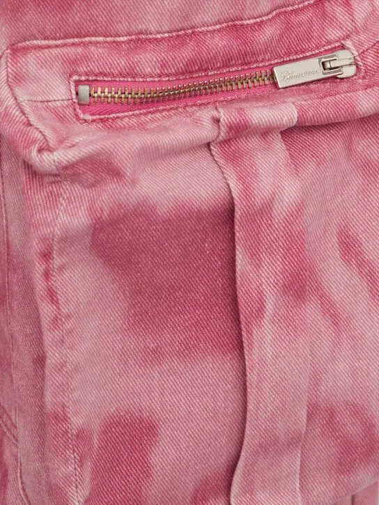 Blumarine Camouflage Cargo Pants