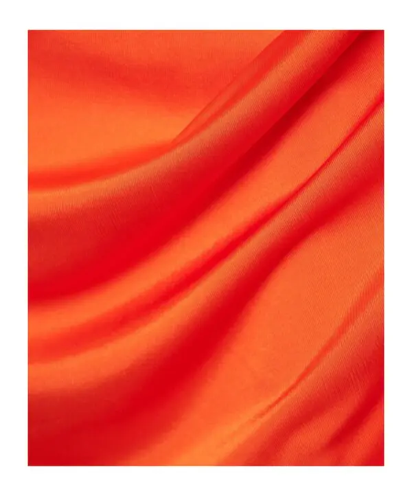 Stella McCartney Draped Fluid Viscose Satin Cape Top