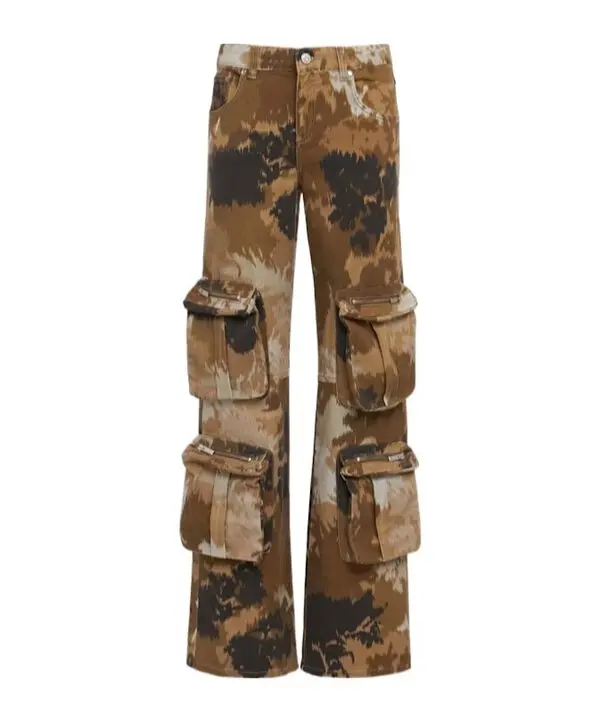 Blumarine Camouflage Cargo Pants