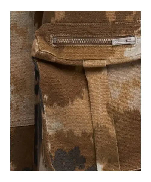 Blumarine Camouflage Cargo Pants