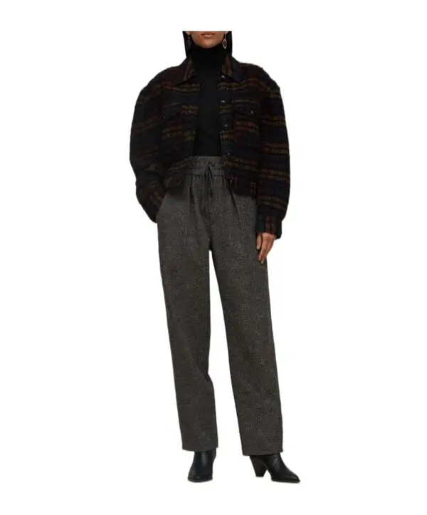 Isabel Marant Étoile Miroki Cotton Blend Straight Pants