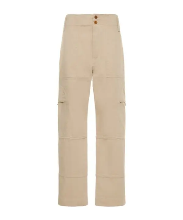 Isabel Marant Étoile Samson Straight Cotton Pants