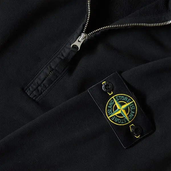 Stone Island Quarter Zip Sweatshirt