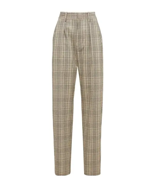 Isabel Marant Étoile Miro Cotton Blend Gauze Straight Pants