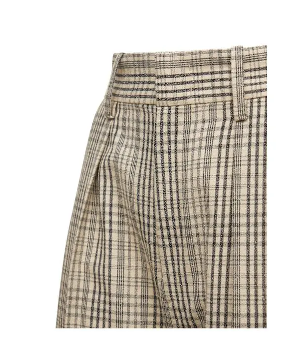 Isabel Marant Étoile Miro Cotton Blend Gauze Straight Pants