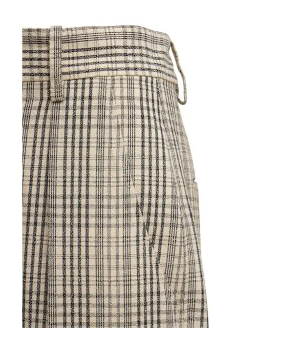 Isabel Marant Étoile Miro Cotton Blend Gauze Straight Pants