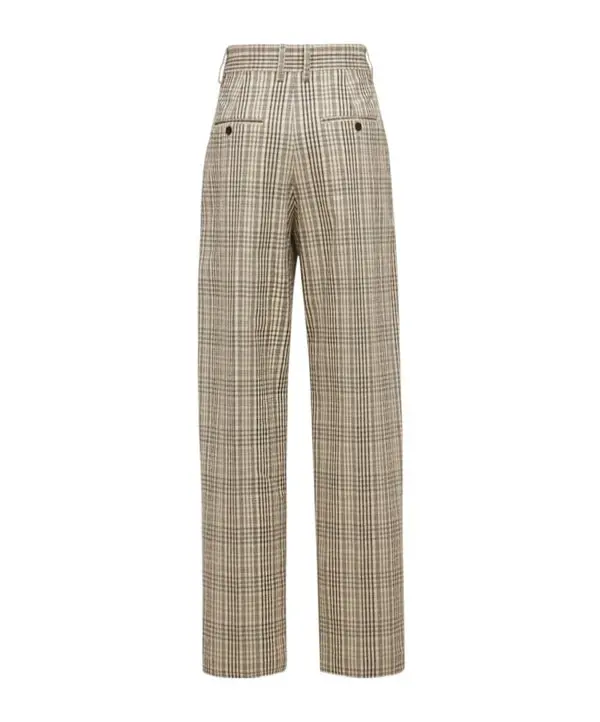 Isabel Marant Étoile Miro Cotton Blend Gauze Straight Pants