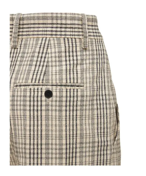 Isabel Marant Étoile Miro Cotton Blend Gauze Straight Pants