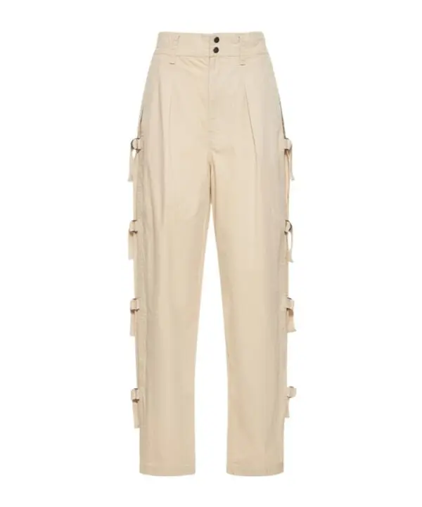 Isabel Marant Étoile Keowina Cotton Straight Pants