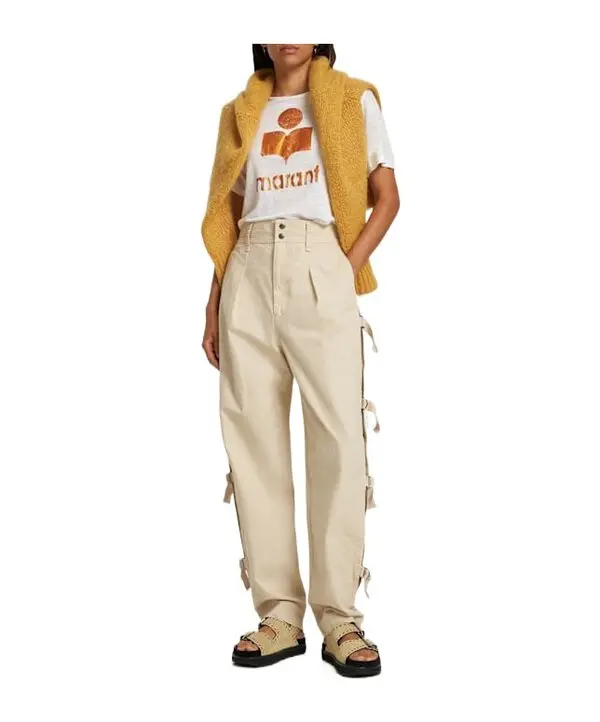 Isabel Marant Étoile Keowina Cotton Straight Pants