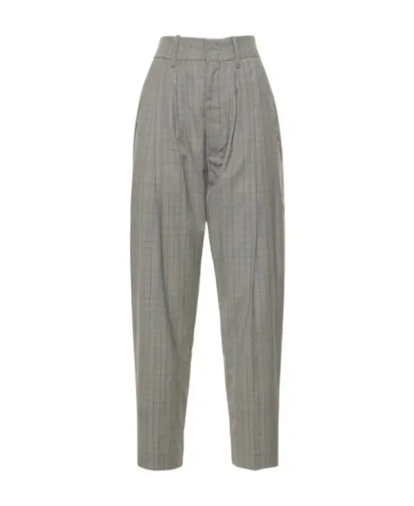 Isabel Marant Étoile Ornela Wool Straight Casual Pants