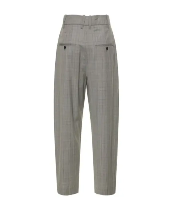 Isabel Marant Étoile Ornela Wool Straight Casual Pants