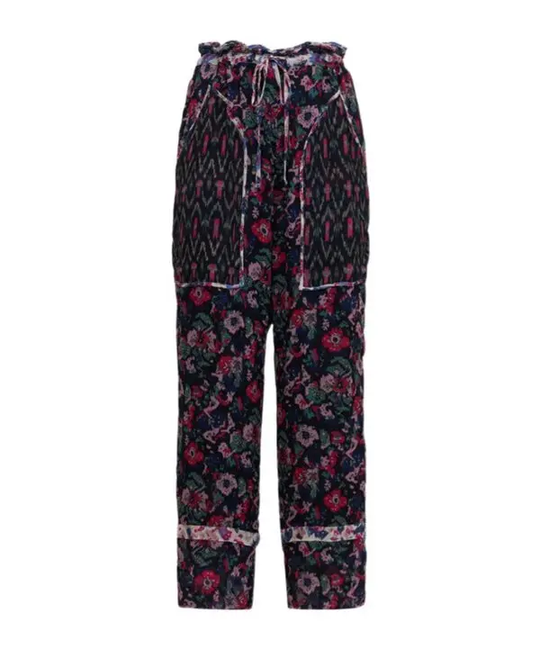 Isabel Marant Étoile Ryama Printed Chiffon Pants
