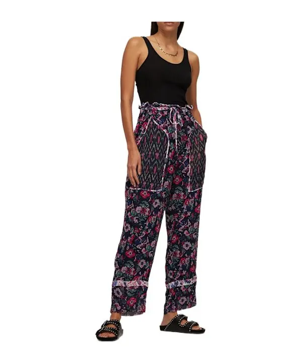Isabel Marant Étoile Ryama Printed Chiffon Pants