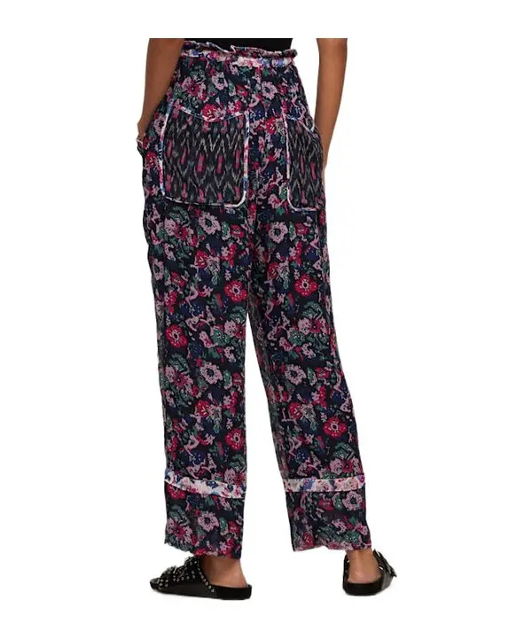 Isabel Marant Étoile Ryama Printed Chiffon Pants