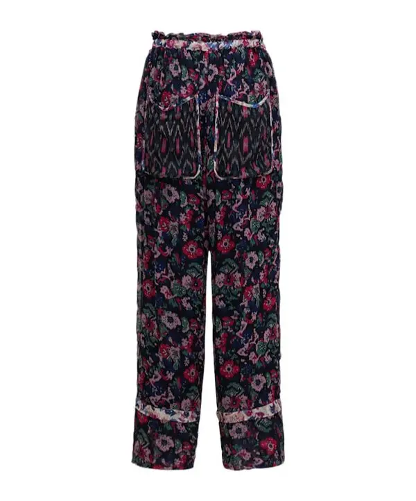 Isabel Marant Étoile Ryama Printed Chiffon Pants