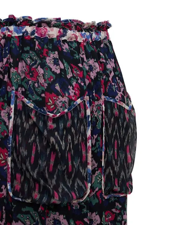 Isabel Marant Étoile Ryama Printed Chiffon Pants