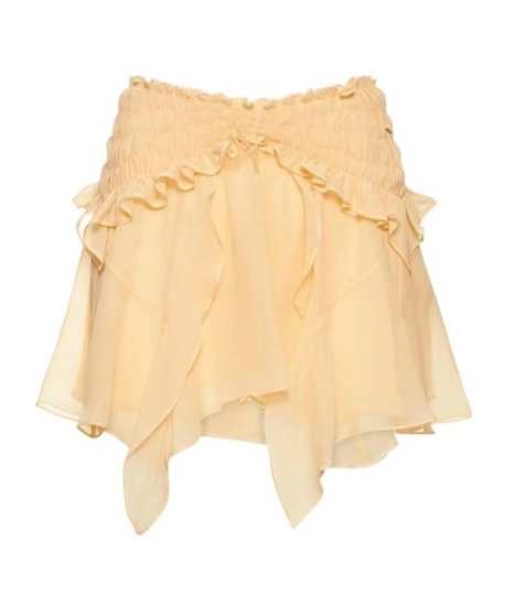 Isabel Marant Étoile Ruffled Silk Mini Skirt