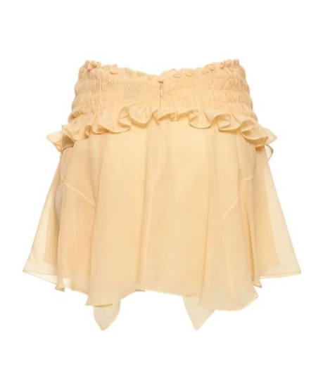 Isabel Marant Étoile Ruffled Silk Mini Skirt