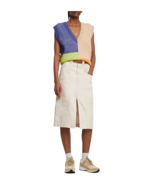 Isabel Marant Étoile Prime Cotton Trench Midi Skirt