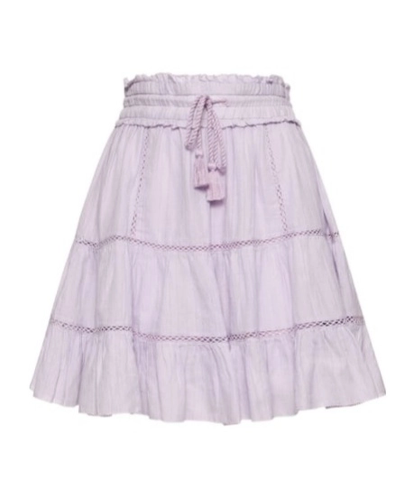 Isabel Marant Étoile Cotton Blend Gauze Mini Skirt