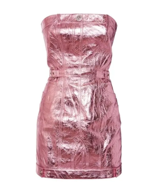 Versace Strapless Mini Dress