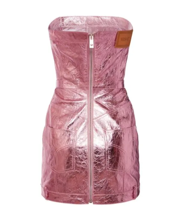 Versace Strapless Mini Dress