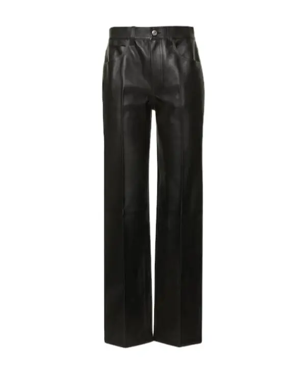Alexander Wang Mid-waist Loose Straight Casual Pants