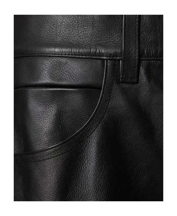 Alexander Wang Mid-waist Loose Straight Casual Pants