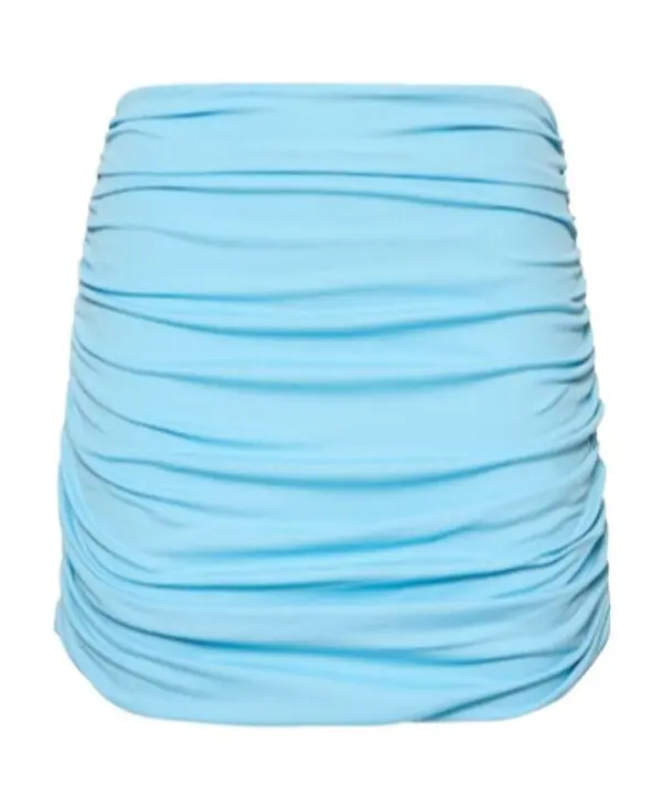 Tory Burch Pleated Miniskirt - Blue