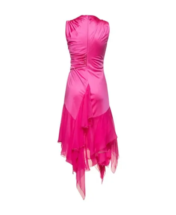 Versace Plain Weave Mini Dress
