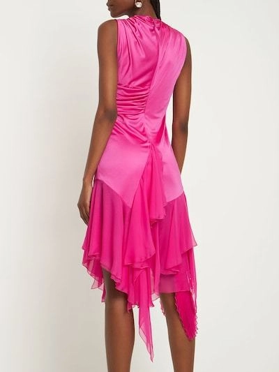 Versace Plain Weave Mini Dress