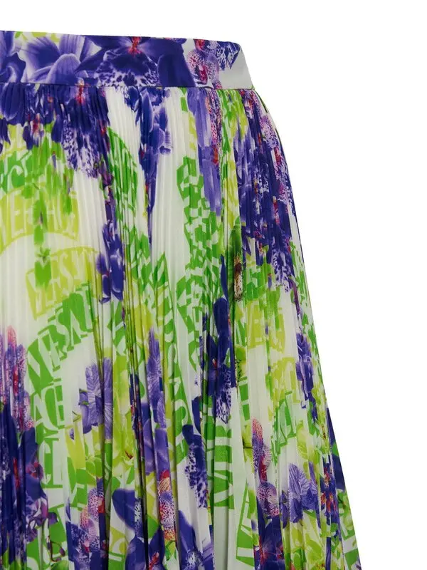 Versace Pleated Mini Skirt