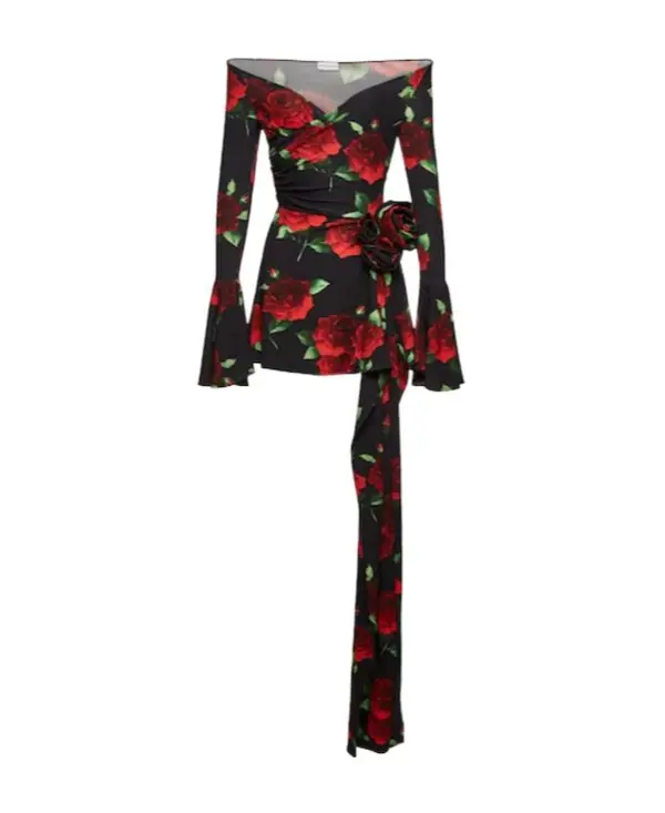 Magda Butrym Plain Jersey Mini Dress