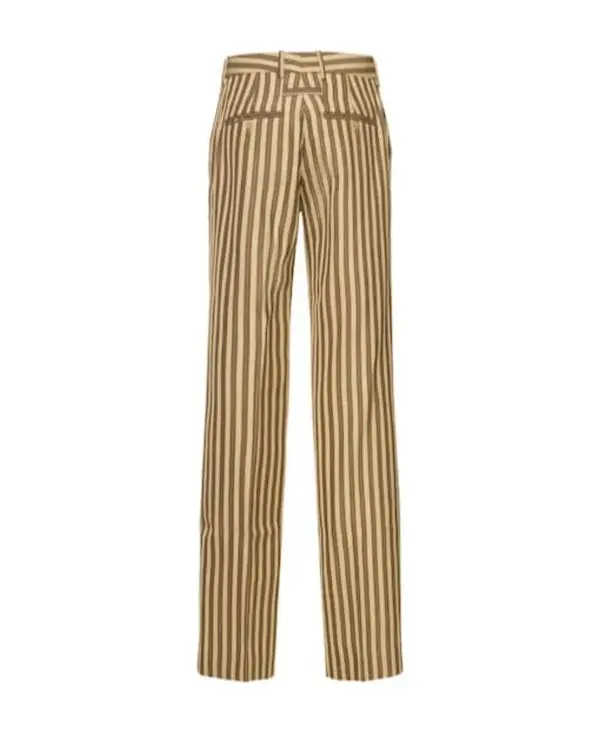 Jacquemus Logo Striped Casual Pants