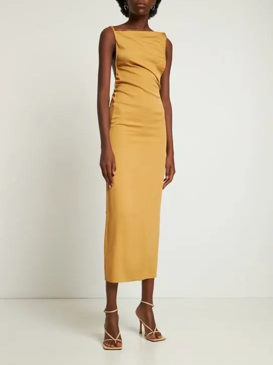 Christopher Esber Backless Dress With Draped Back