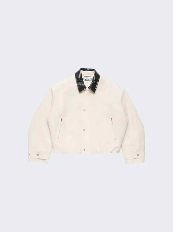 Acne Studios Leather Collar Bomber