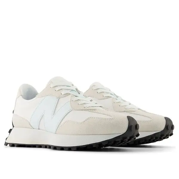 NEW BALANCE 327 Retro Sneakers - Light Blue/beige
