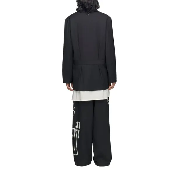 Adidas X Y-3 Chito City Graphic Wool Blazer Asia Sizing