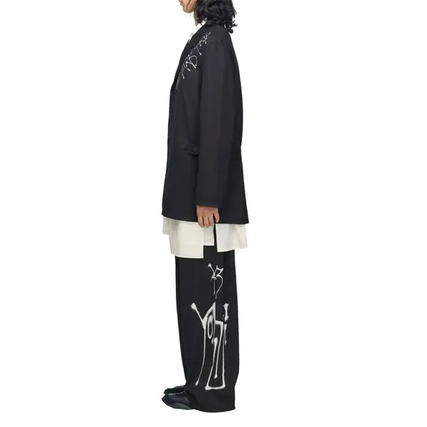 Adidas X Y-3 Chito City Graphic Wool Blazer Asia Sizing