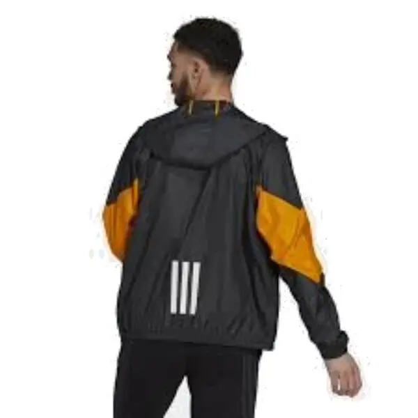 Adidas Back To Sport Wind.rdy Jacket 'black Yellow