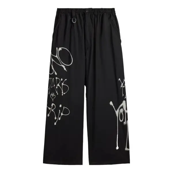 Adidas X Y-3 Chito Graphic Wide Wool Pants Asia Sizing