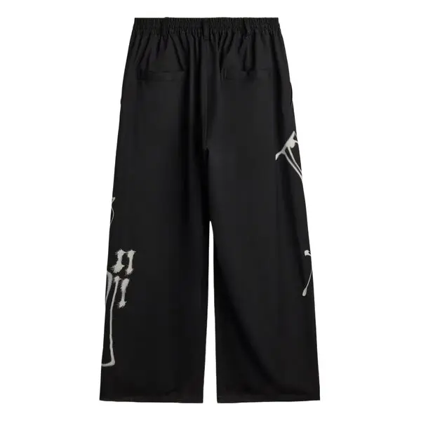 Adidas X Y-3 Chito Graphic Wide Wool Pants Asia Sizing