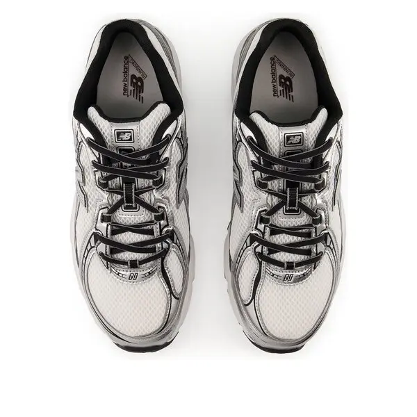 NEW BALANCE 740 Retro Sneakers - Raincloud Silver Metallic/white