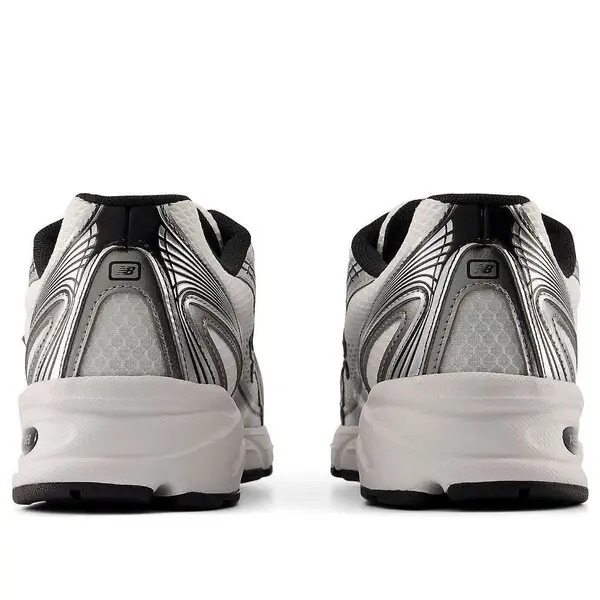 NEW BALANCE 740 Retro Sneakers - Raincloud Silver Metallic/white