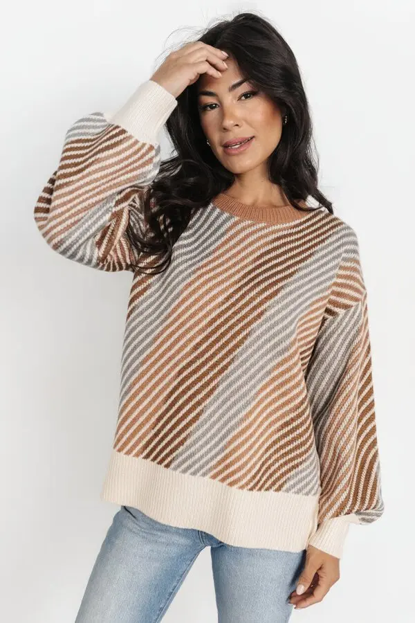 HEM & THREAD Baldwin Striped Sweater