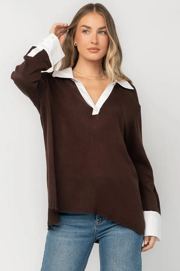 SUGAR LIPS Alec Sweater Top